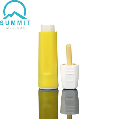 Single Use Safety Lancets With Auto Retractable Needle 26G 1.8mm Yellow
