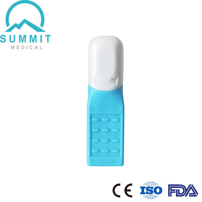 Retractable Lancet Device For Blood Glucose Testing 30G 1.8mm Light Blue
