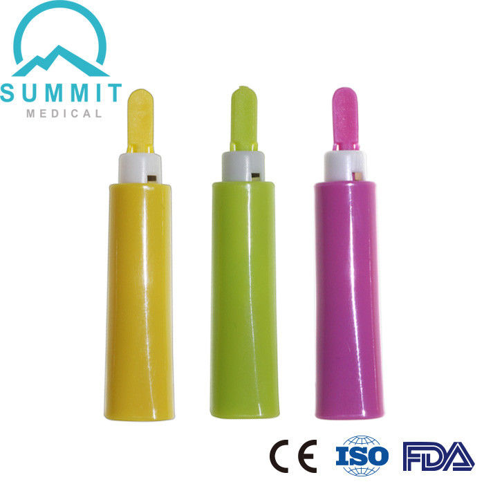 Ergonomic Designed Safety Lancet Device with Retractable Needle 21G 23G ...