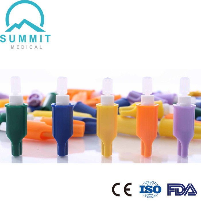 Soft Touch Safety Lancet 28G 1.4mm Auto Disable Lancet Not Require ...