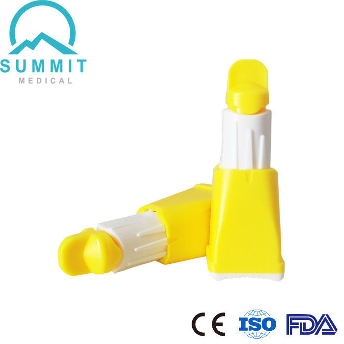 Safety Blood Lancet 26G with 3 Depths 1.3mm 1.8mm 2.3mm for Blood ...