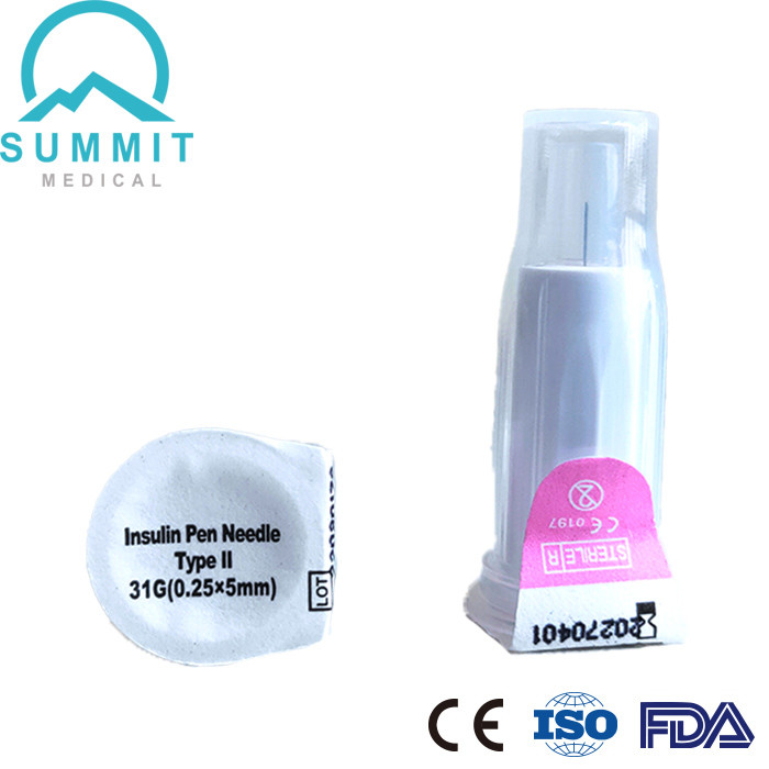 Safety Retractable Insulin Pen Needle 31G 5mm with Locking System for ...