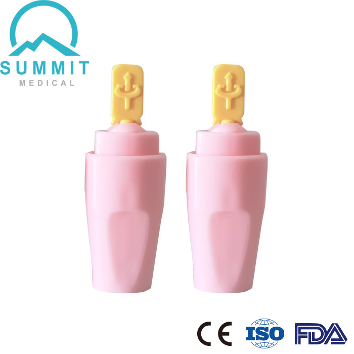 Sterile Auto Lancet with Fully Concealed Retractable Needle, 21G 2.2mm