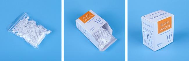 Accu Chek Multiclix Lancing Device 0.36MM Twist Blood Lancet 28G