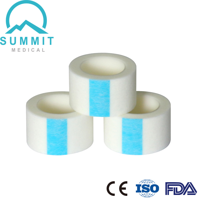 2.5cmX5m Tan Silk Surgical Adhesive Plaster With Plastic Spool