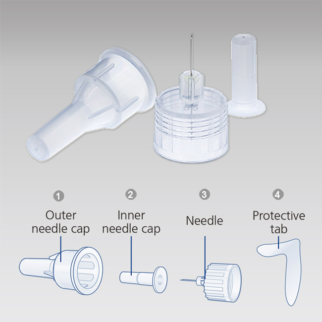 Micro Insulin Pen Needles 32G 6mm (1/4'') for At-Home Insulin Injections
