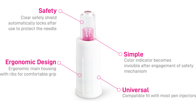 Safety Pen Needles 30G 8mm For Safe Insulin Injection