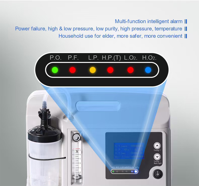 93% Oxygen Concentration Medical Oxygen Generator 5L For Hospitals