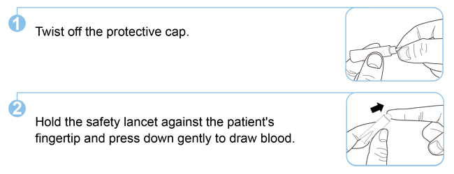 Auto Finger Lancet with Pressure Activation 21G 23G 26G 28G 30G