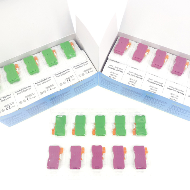 Heel Blade Safety Lancet for Newborn Capillary Blood Collection